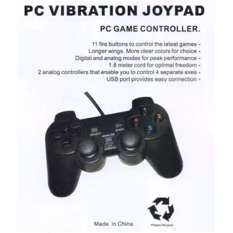 Ucom 704 Pc Dual Shock Gaming Joystick Controller Game Pad For Pc Dropshipper And Wholesaler In