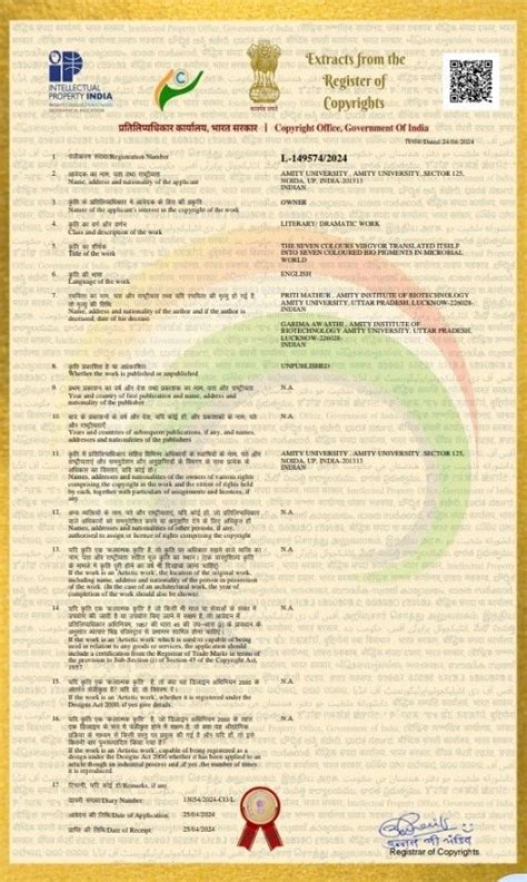 Dr Garima Awasthi On Linkedin I Am Happy To Share That We Have Been Granted One Copyright On