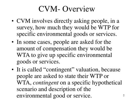 Ppt Contingent Valuation Method Cvm Powerpoint Presentation Free