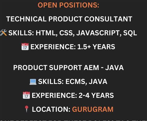 Pranav Gupta On Linkedin 🔊 🏢 Hiring For Gurugram Location For 2 4 Years For Technical Product