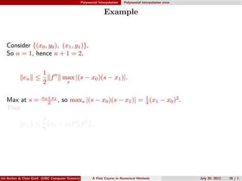 2 polynomial interpolation ppt