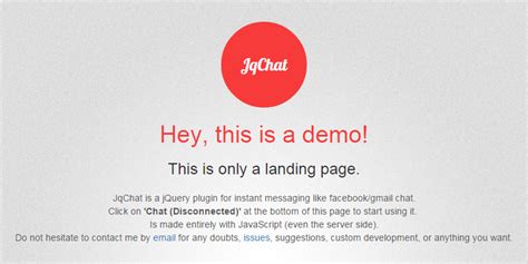 Simple Facebook Like JQuery Chat Bypeople