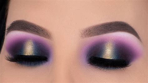 Purple And Gold Smokey Eye Makeup Saubhaya Makeup