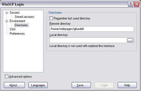 Using Winscp To Update Your Users Pages Ece Computer Support Group