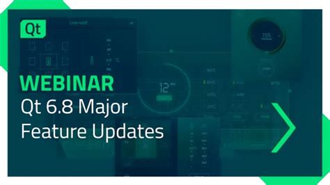 Rolf Bittner On Linkedin Webinar Qt 68 Major Feature Updates