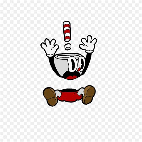 Cuphead Asustado Freetoedit Asustado Png Flyclipart