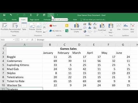 Using The Speak Cells On Enter Tool In Excel Microsoft Excel Tutorial Excel Tutorials
