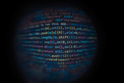 Premium Photo Software Developer Code Abstract Computer Script Code