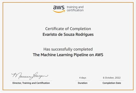 Evaristo Rodrigues On Linkedin Awstraining Awscloud Awsml Machinelearning
