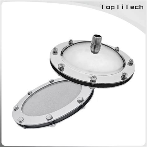 Titanium Powder Diffuser Aerator Ozone Hydrogen Oxygen Customized