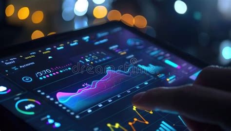 Advanced Sleep Monitoring Technology With Futuristic Data Visualization