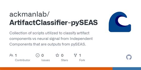 Github Ackmanlab Artifactclassifier Pyseas Collection Of Scripts Utilized To Classify