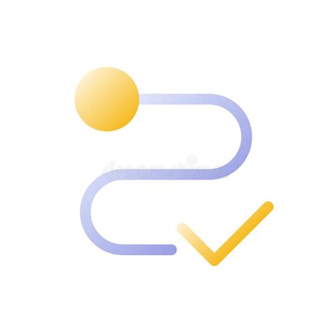 Delivery Completed Flat Gradient Two Color Ui Icon Stock Vector Illustration Of Shipment