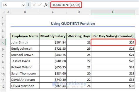 How To Divide In Excel Using Functions And Features