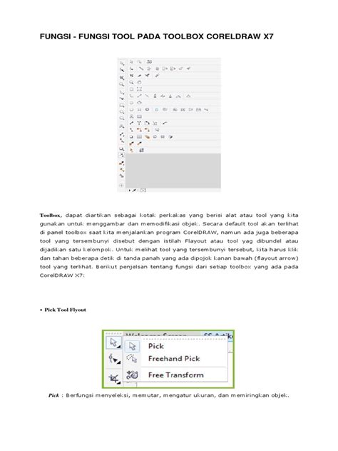 Fungsi Toolbox Corel X7 Pdf
