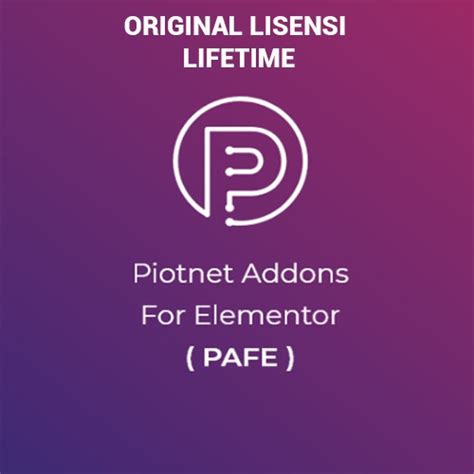 Jual Piotnet Addons For Elementor Lisensi Original Lifetime Pafe Shopee Indonesia