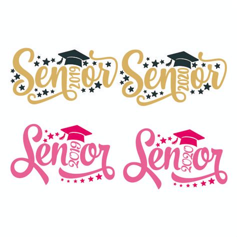 Senior Graduation 2019 2020 Cuttable Design Senior Fonts Design