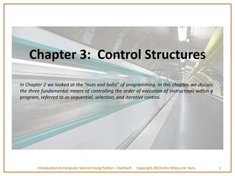 Control Structures In Python Programming Ppt Control Structures In Python Programming Ppt