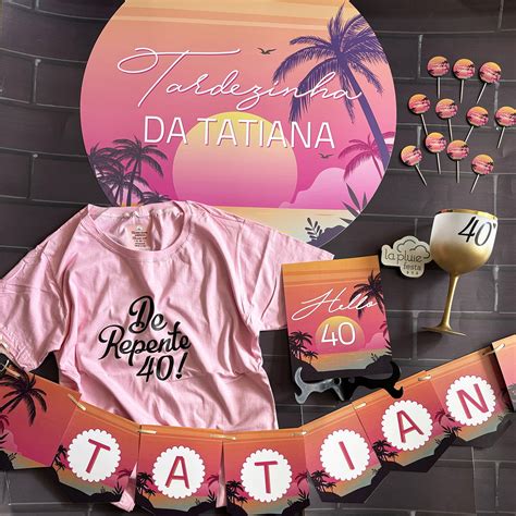 Kit Festa Tardezinha 40 Anos Lapluie Festa