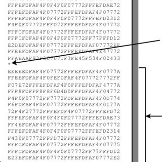 Example Of A Hex Image File Download Scientific Diagram