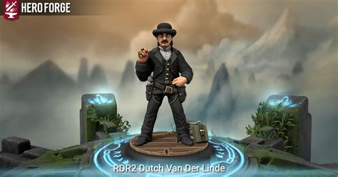Rdr2 Dutch Van Der Linde Made With Hero Forge