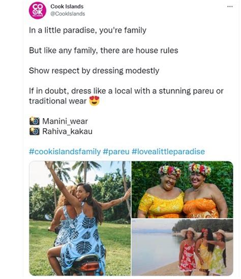 관광객 옷차림 어떻길래…섬나라 쿡제도 옷 좀 입어주세요 파이낸셜뉴스
