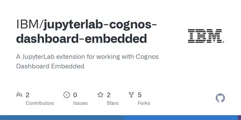 GitHub IBM Jupyterlab Cognos Dashboard Embedded A JupyterLab Extension For Working With