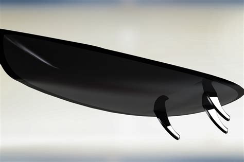 Surfboard Stl Step Iges Solidworks 3d Cad Model Grabcad