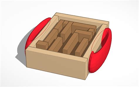3d Design Handheld Ball Roll Puzzle Tinkercad