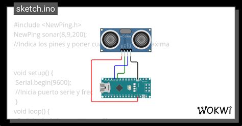 Sensor Ultrasonido Wokwi Esp32 Stm32 Arduino Simulator