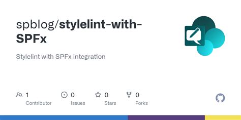 GitHub Spblog Stylelint With SPFx Stylelint With SPFx Integration