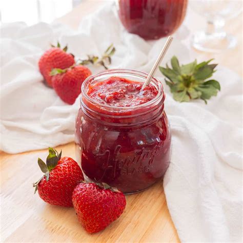 Easy Strawberry Jam W Honey No Pectin Or Thermometer Needed