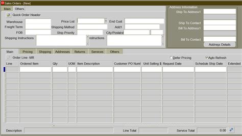 Displaying Defaulting Fob Terms And Freight Terms In Order Management — Oracle Mosc