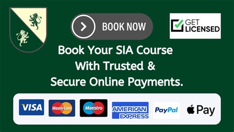 SIA Licence SIA Training Courses Licensing