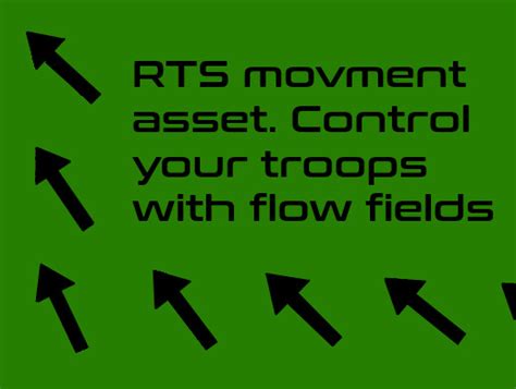 rts flow field movement system behavior ai unity asset store