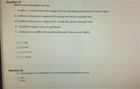 solved which of the following is not true a buffer is a