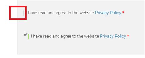 Wordpress And Woocommerce Checkbox Not Visible Stack Overflow