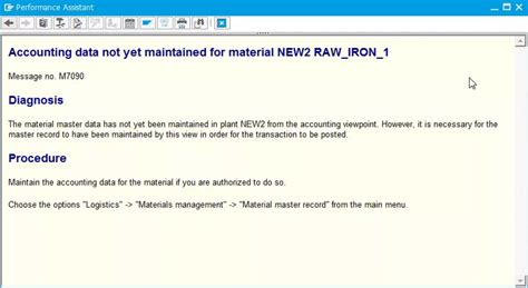 Sap Accounting Data Not Yet Maintained Ybdigital