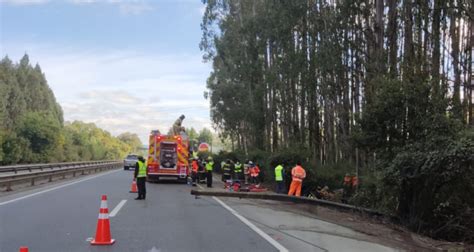 Mujer Muere Tras Volcamiento De Una Camioneta En Ruta 5 Sur En