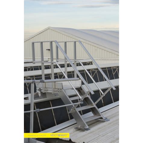Passerelle De Franchissement Vectaway 4 Marches Garde Corps