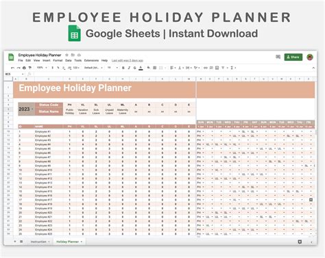 Staff Holiday Planner Excel Uk At Tayla Bugnion Blog