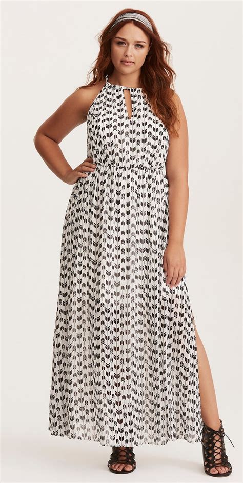 Plus Size Halter Maxi Dress Maxi Dress Plus Size Fashion Dress