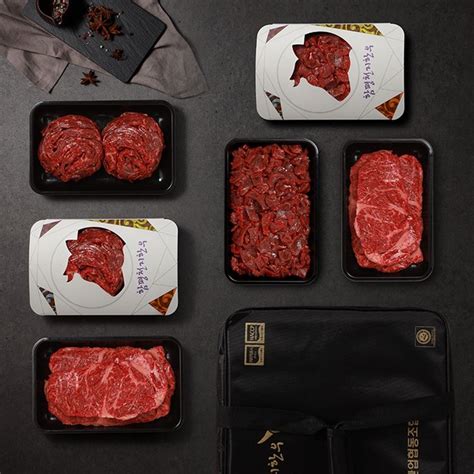 101 무항생제 1등급 함평천지한우 등심 혼합 선물세트 16호300g X 6팩 홈플러스 택배배송