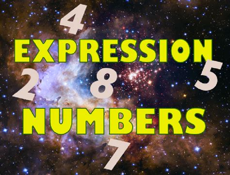 What Are Expression Numbers Power Of Numerology