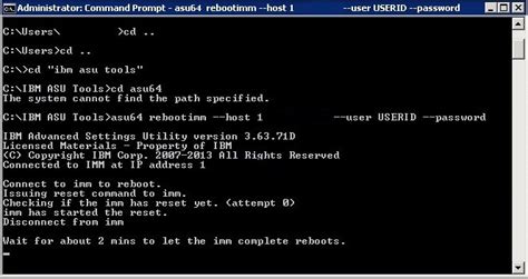 Advanced Settings Utility удаленно настраиваем IBM IMM