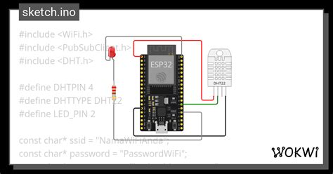 zahra nabela 2401040017 pti j tugas wokwi esp32 dht22 led mqtt dashboard wokwi esp32 stm32