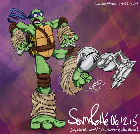 Tmnt Mouser Bite Kmriver91 Request By Stephratte On Deviantart