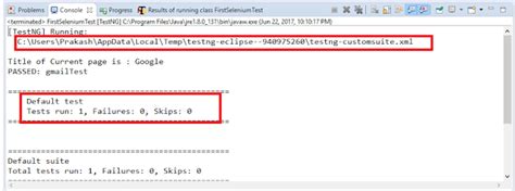 First Test Using Testng Framework