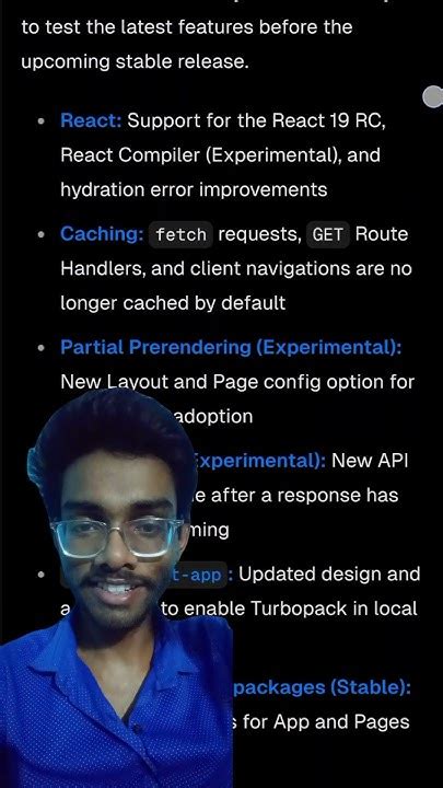 Nextjs15 Update React Nextjs15 Nextjs Javascript Youtube