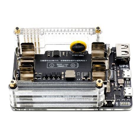 Плата расширения блока питания Raspberry Pi Ups для Raspberry Pi 4b купить с доставкой по